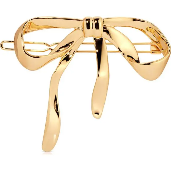 Ettika Bow Barrette - Gold
