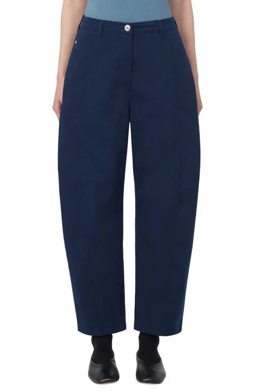 MM BY MAX MARA Etere Stretch Cotton Straight-leg Pants