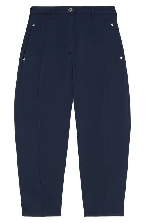 MM BY MAX MARA Etere Stretch Cotton Straight-leg Pants