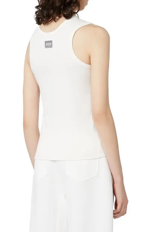 MM BY MAX MARA Tondo Stretch Cotton Tank