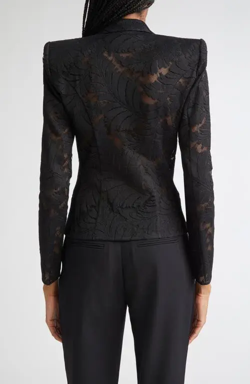 Balmain Fitted Lace Blazer
