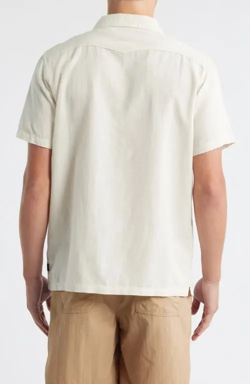 ROARK Gonzo Embroidered Organic Cotton & Linen Camp Shirt - Ioy
