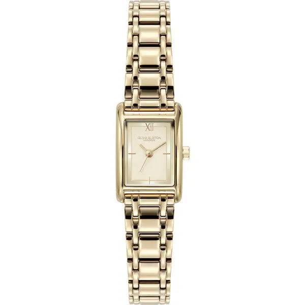 OLIVIA BURTON Mini Grove Rectangular Bracelet Watch - Gold