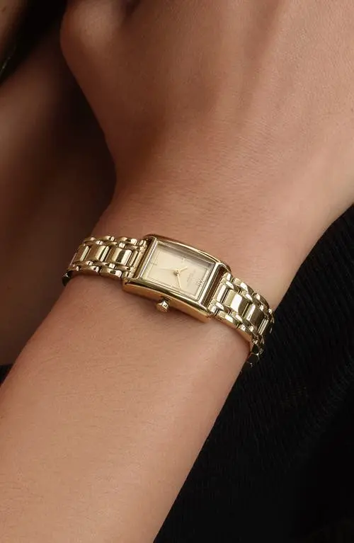OLIVIA BURTON Mini Grove Rectangular Bracelet Watch - Gold