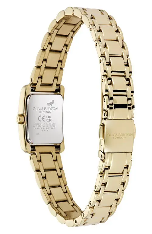 OLIVIA BURTON Mini Grove Rectangular Bracelet Watch - Gold