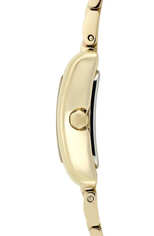 OLIVIA BURTON Mini Grove Rectangular Bracelet Watch - Gold