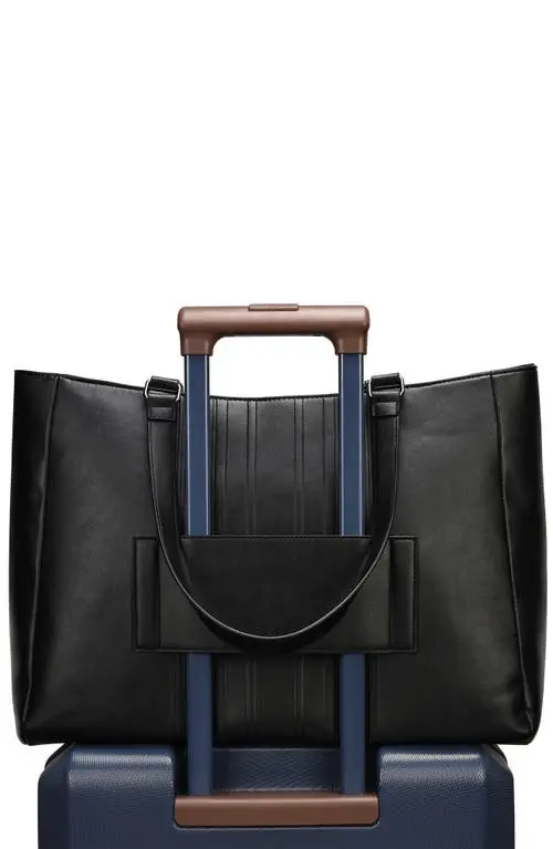 ELLE Roamer 24l Vegan Leather Weekender Duffel Bag