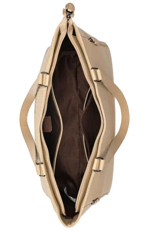 ELLE Roamer 24l Vegan Leather Weekender Duffel Bag