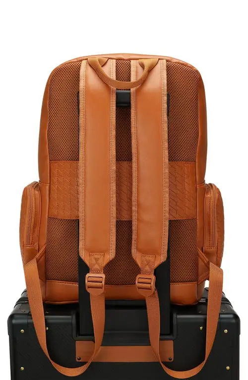 ELLE 27l Leisure Luxe Vegan Leather Backpack