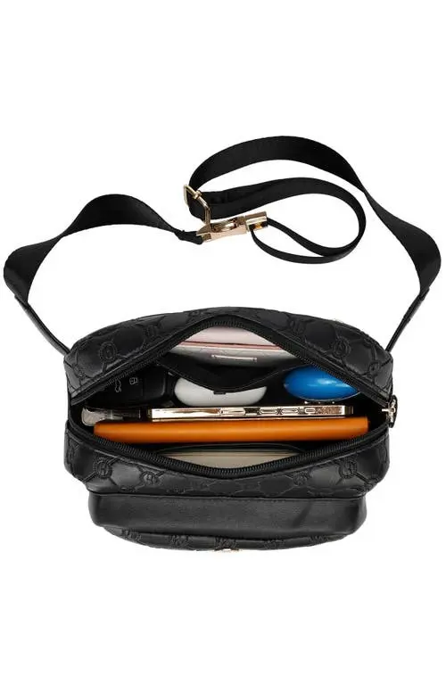 ELLE Compass 1.6l Vegan Leather Monogram Sling