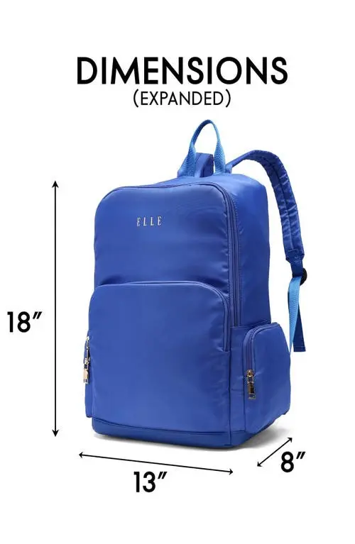 ELLE Rendezvous 25l Twill Backpack - Blue