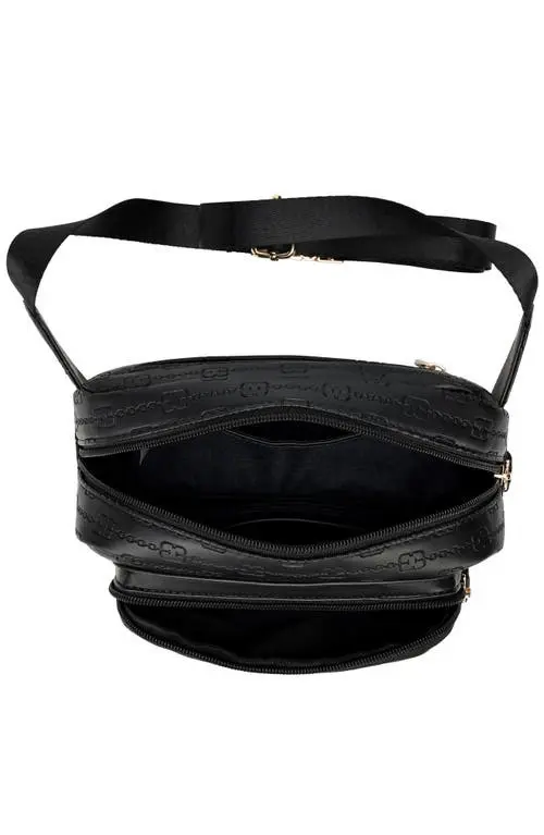 ELLE Eleganza 1.6l Vegan Leather Monogram Sling