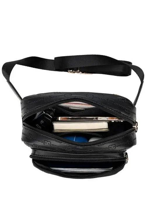ELLE Eleganza 1.6l Vegan Leather Monogram Sling