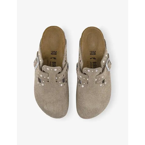 BIRKENSTOCK Boston Suede Clogs