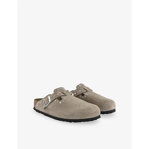 BIRKENSTOCK Boston Suede Clogs