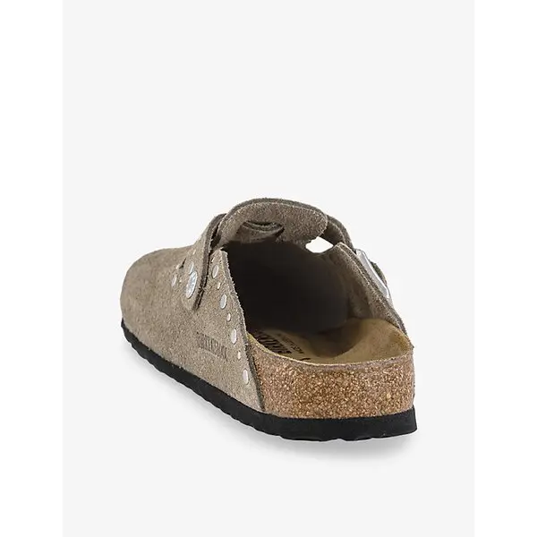 BIRKENSTOCK Boston Suede Clogs