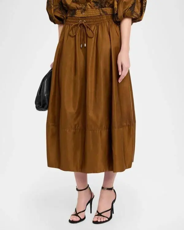 Cinq À Sept Sirani Parachute Skirt - Toffee