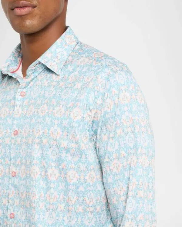 Robert Graham Apos;s Mariage Cotton-stretch Sport Shirt