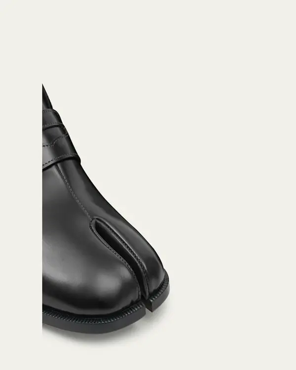 MAISON MARGIELA Tabi Leather Penny Loafers