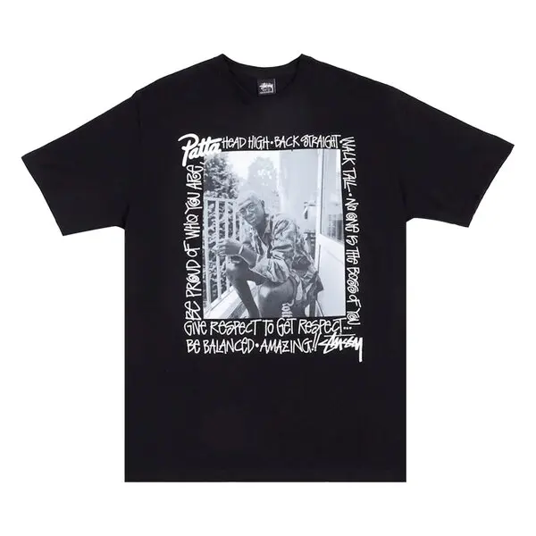 StÜssy X Patta Respect Tee - Black
