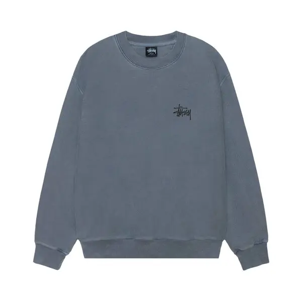 StÜssy Basic Crewneck - Blue