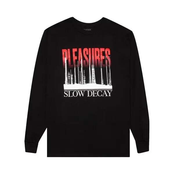 PLEASURES Mirrors Long-sleeve T-shirt - Black
