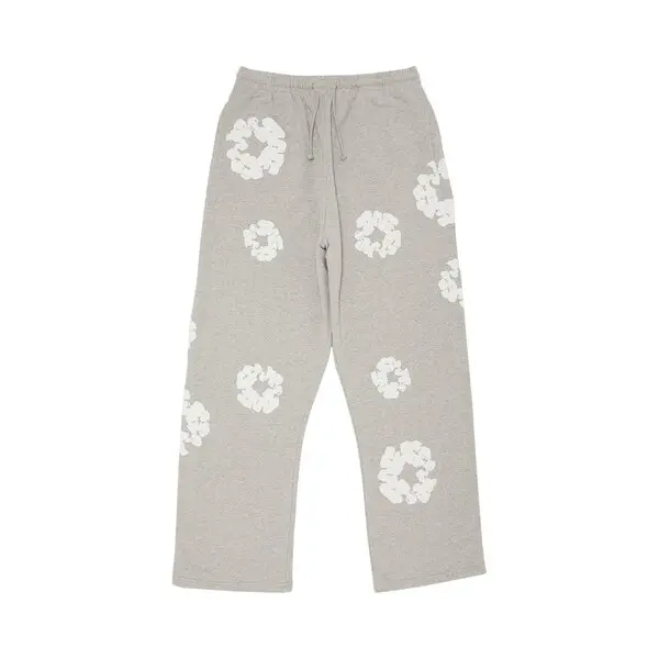 DENIM TEARS Cotton Wreath Baggy Sweatpants - Grey