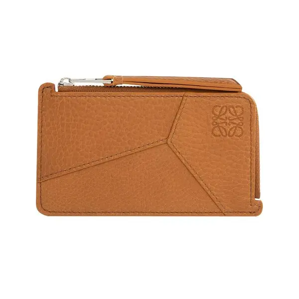 Loewe Puzzle Edge Coin Card Holder 'light Canyon - Brown