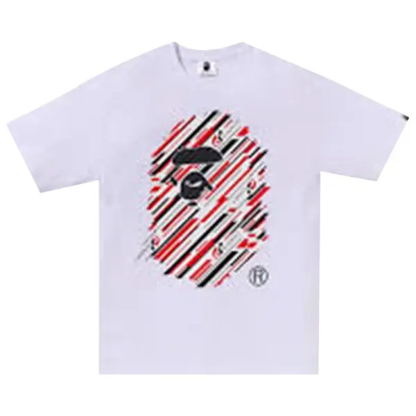A BATHING APE X Gran Turismo Ape Head #2 Tee - White