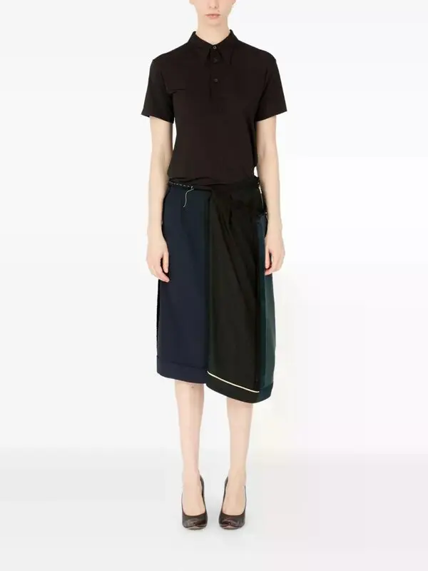 MAISON MARGIELA Asymmetric Panelled Midi Skirt