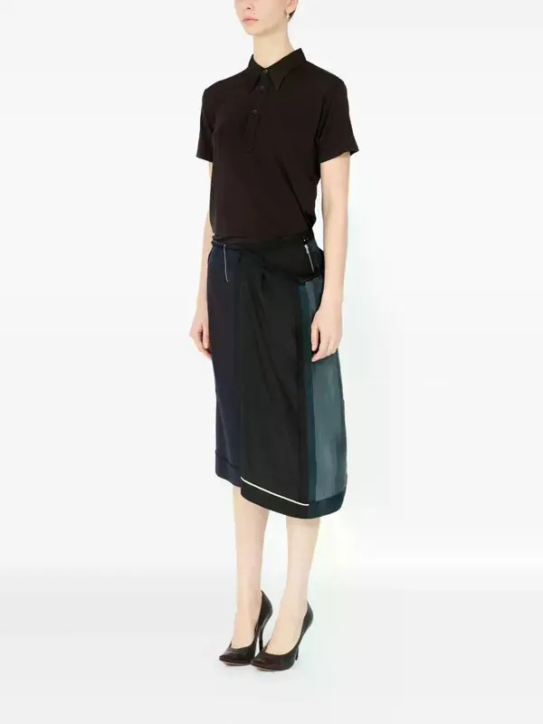 MAISON MARGIELA Asymmetric Panelled Midi Skirt