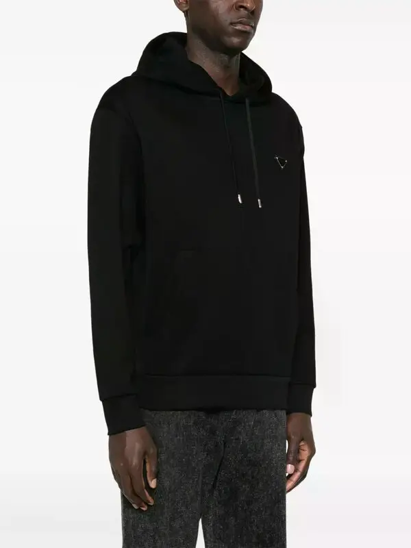 Prada Triangle-logo Hoodie