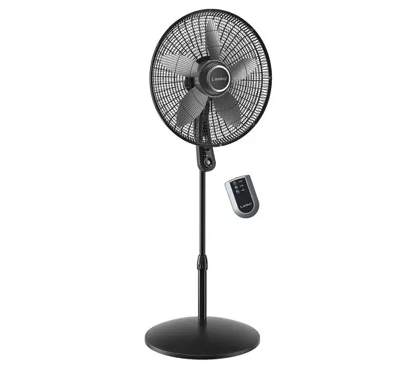 LASKO 20' Oscillating Remote Control Pedestal F An - One-color