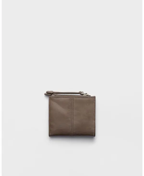 Prada Small Leather Wallet - Grey