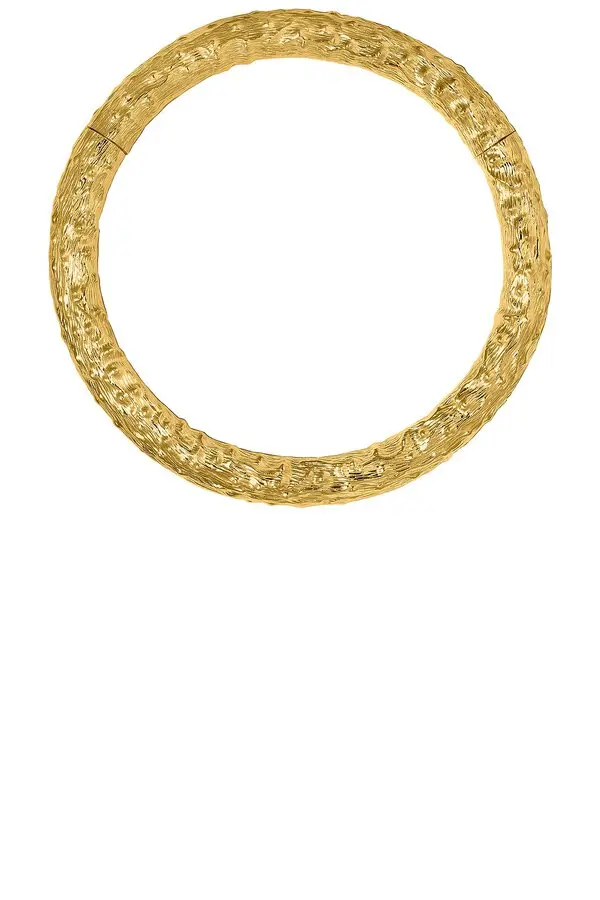 SORDO Arrecife Maxi Choker Necklace - 24k Gold Plated Brass