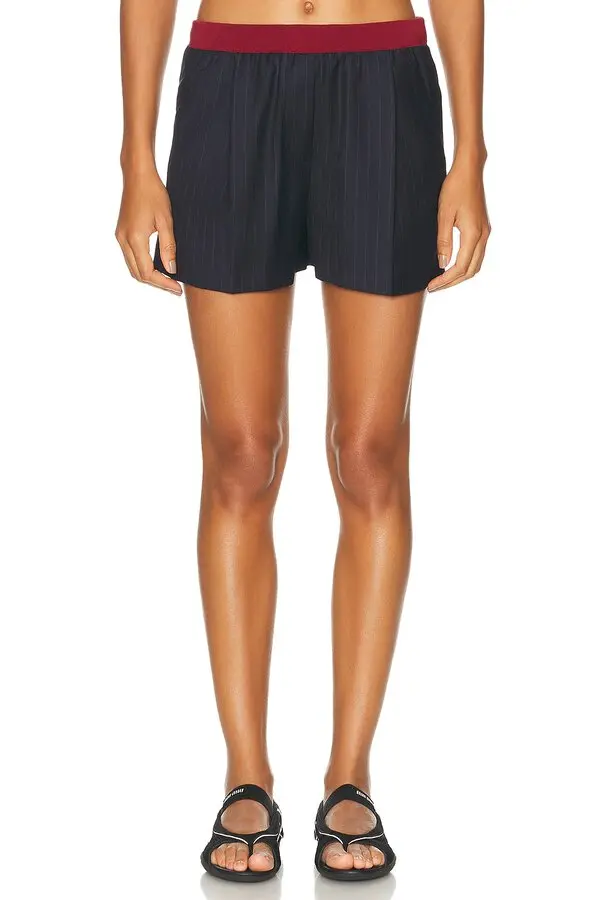 Miu Miu Drawstring Waist Mini Short