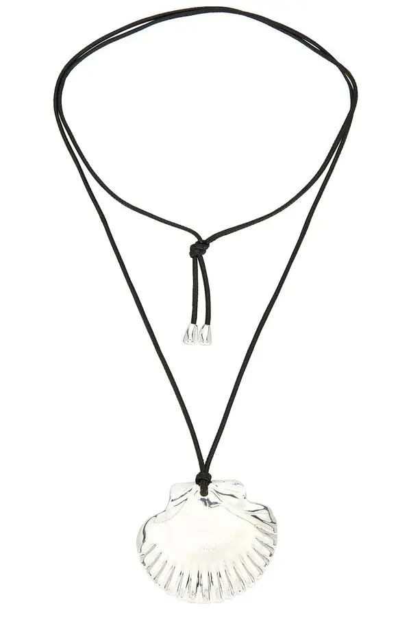 Éliou Venus Shell Pendant Necklace - Silver Plated