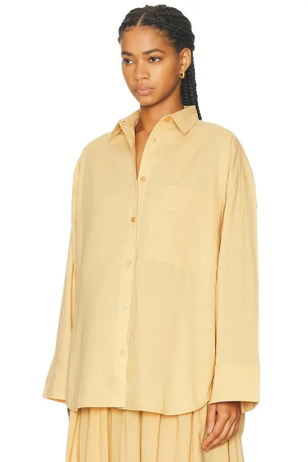 BY MALENE BIRGER Derris Shirt - Light Camel