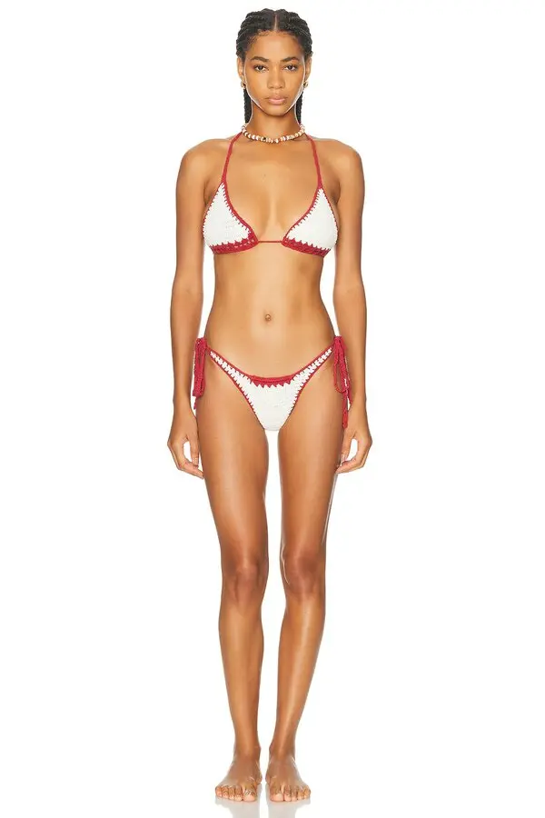 Akoia Swim Bandera Bikini Set - White
