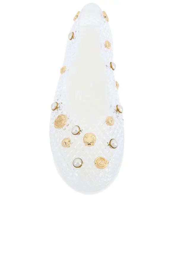 ANCIENT GREEK SANDALS Iro Flat - Clear Shells