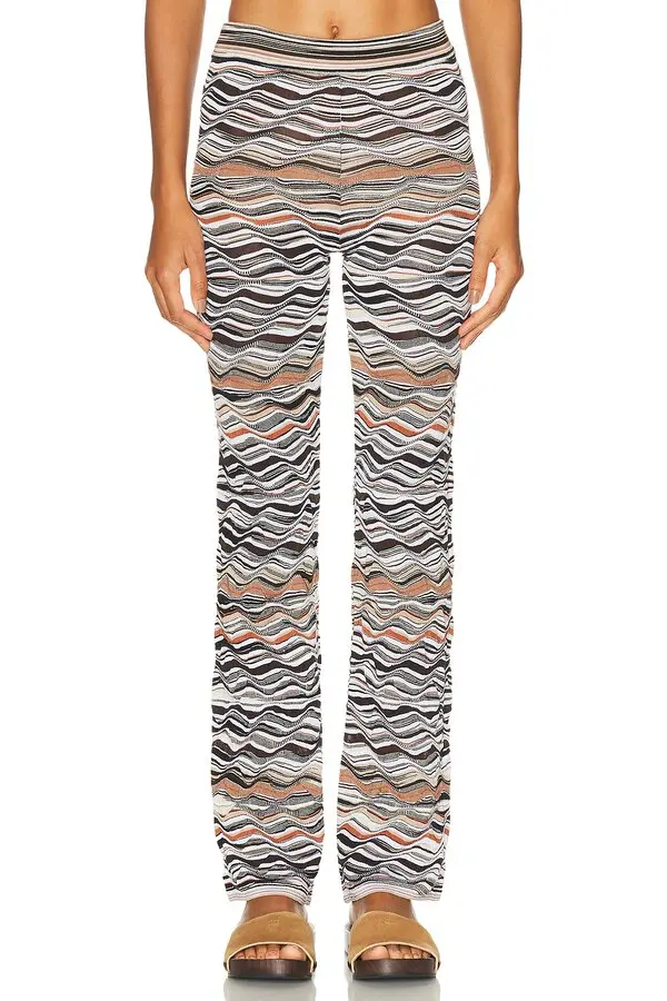Missoni Trousers - Beige & Brown Tones