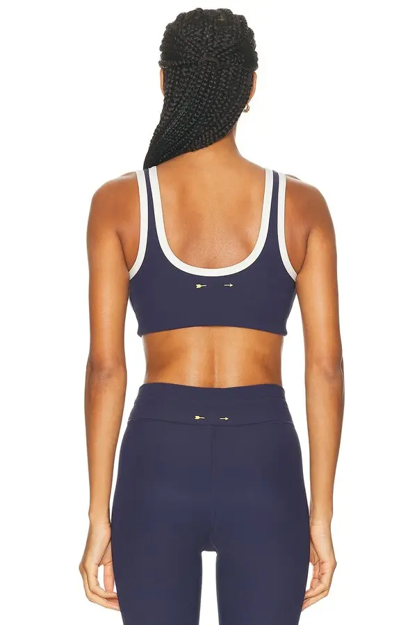 The Upside Silverstone Harley Scoop Sports Bra - Navy