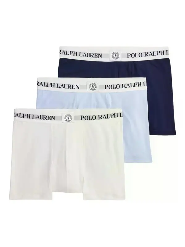 Polo Ralph Lauren Logo-waistband Boxers - White