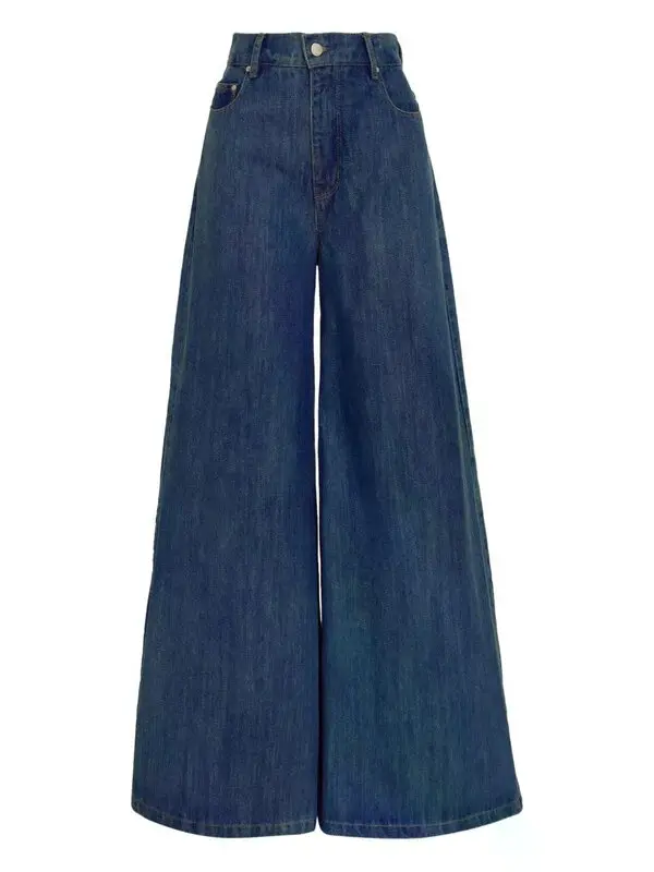 AMAPO Five-pocket Wide Leg Jeans