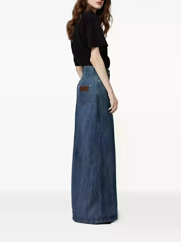 AMAPO Five-pocket Wide Leg Jeans