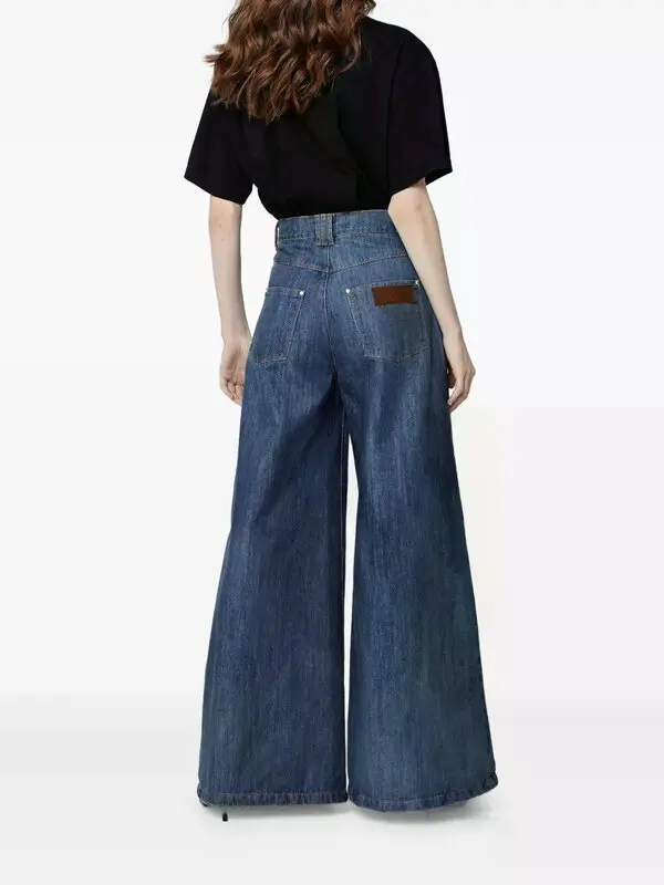AMAPO Five-pocket Wide Leg Jeans