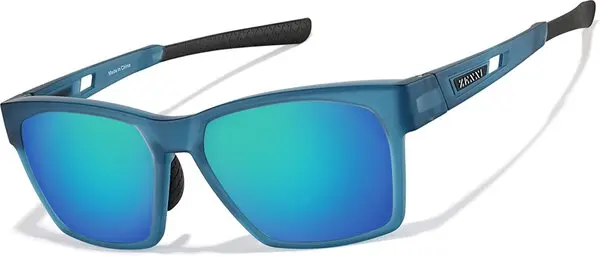 Zenni Sporty Square Full Rim Frame - Blue