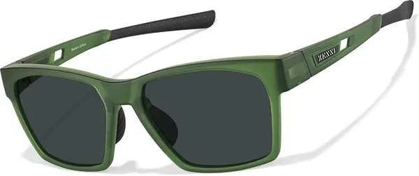 Zenni Sporty Square Full Rim Frame - Green