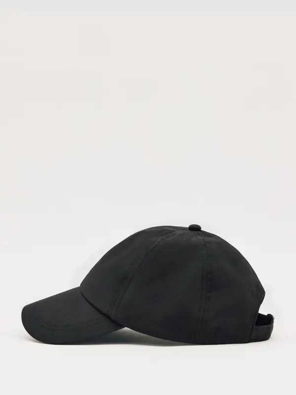 REISS Embroidered-logo Tech Baseball Cap - Black