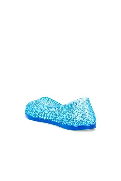 ANCIENT GREEK SANDALS Iro Flat Slip-on Ballerina - Blue